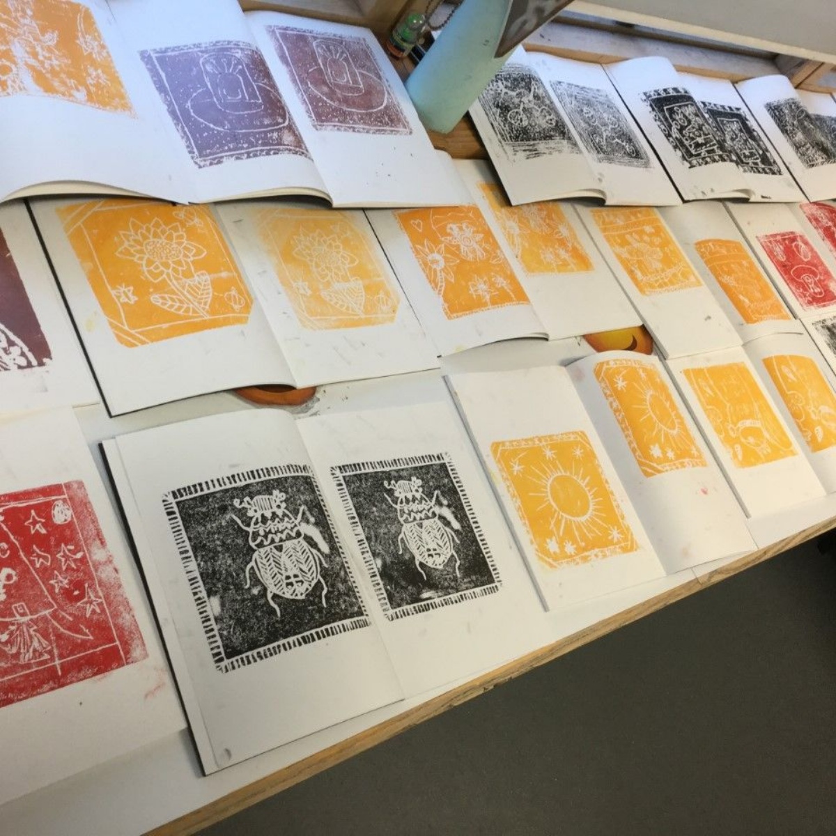 Portishead Primary School - Year 5 are really enjoying making prints in ...